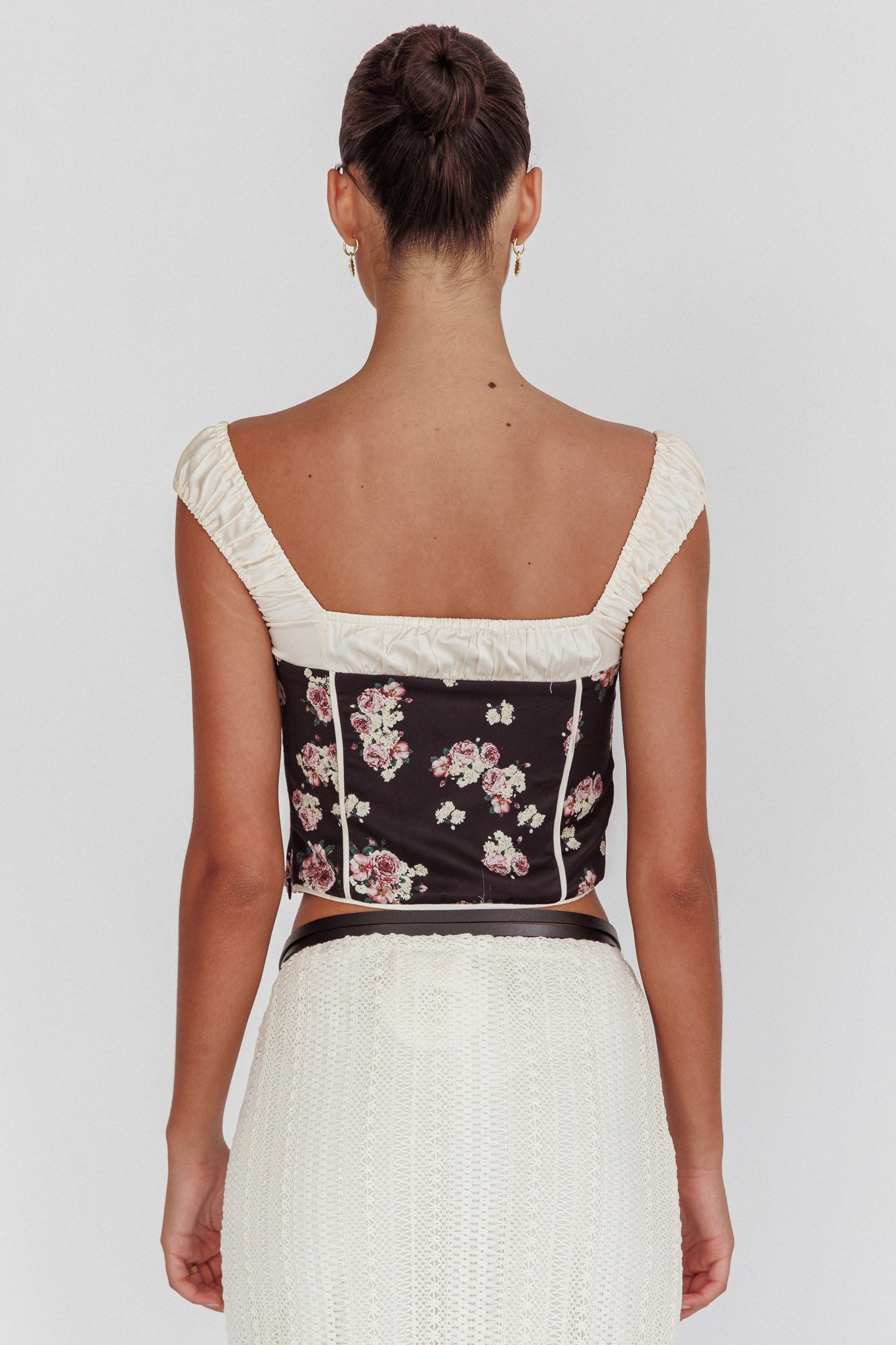 Shop the Take A Chance Drawstring Neckline Top Black | Selfie Leslie ...