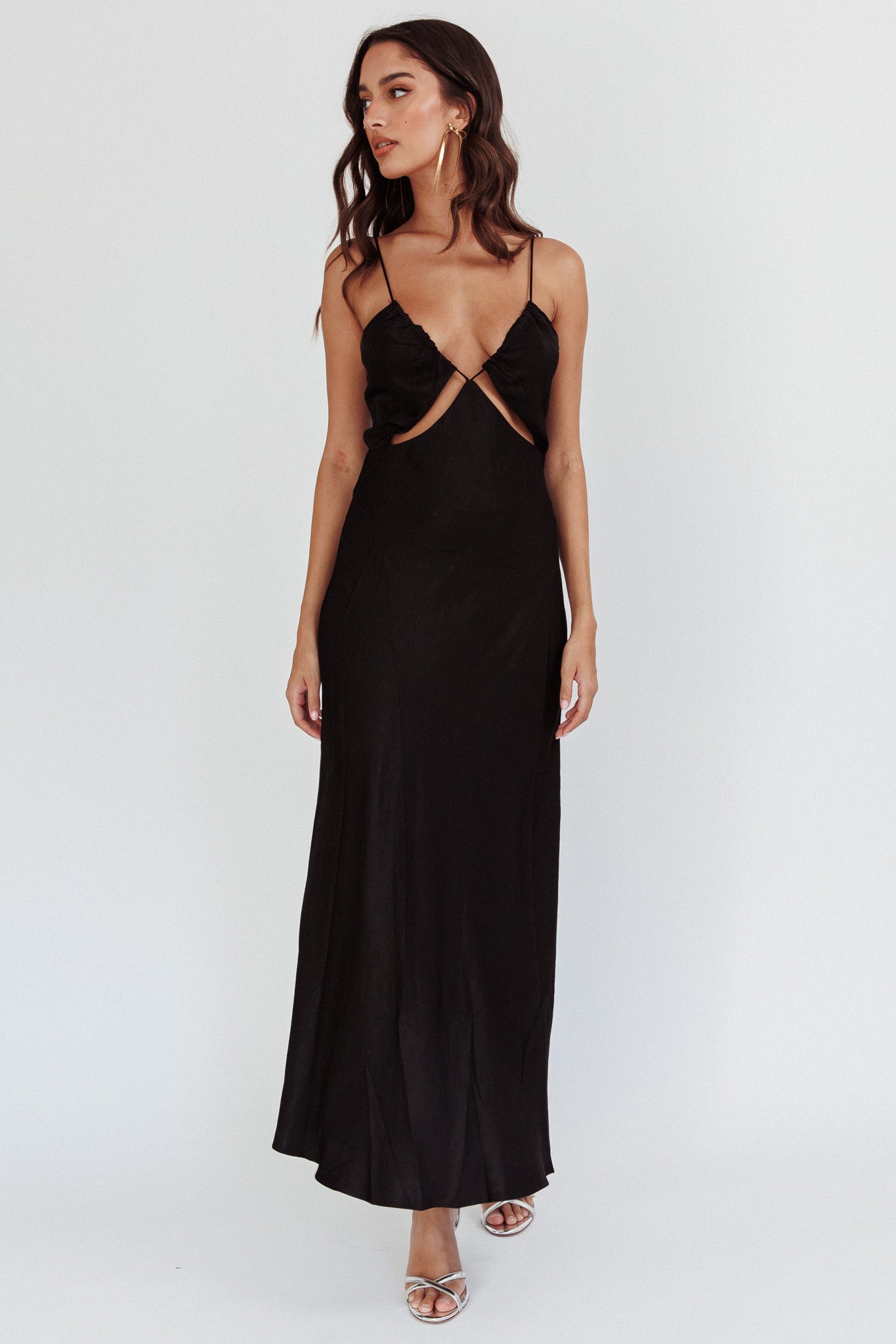 Shop the Casa Nova Cut-Out String Dress Black | Selfie Leslie Australia