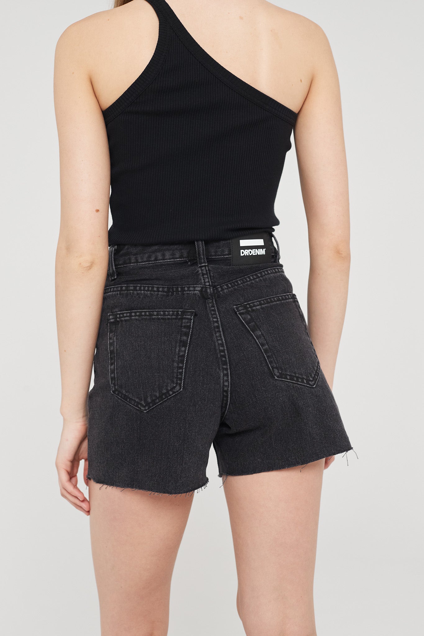 Shop the DR DENIM Nora Shorts Black Retro