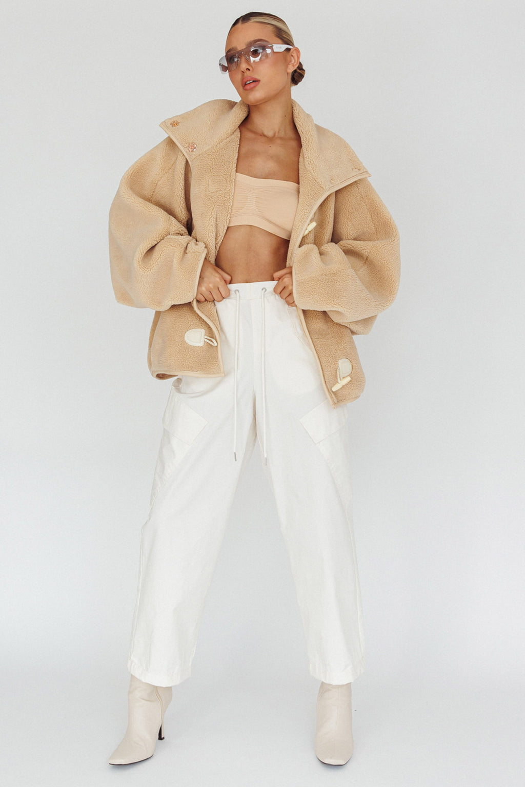 Cambra Toggle Jacket Cream– Selfie Leslie Australia