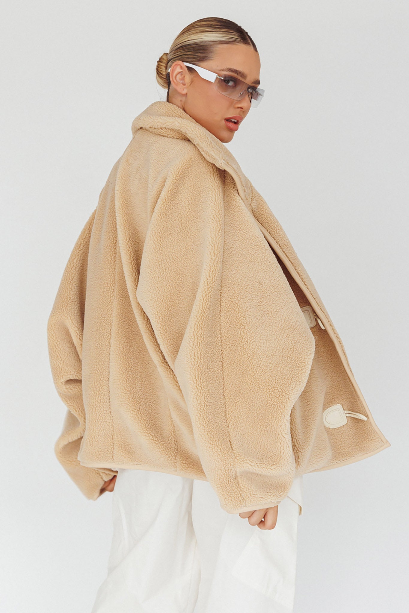 Shop the Cambra Toggle Jacket Cream | Selfie Leslie Australia